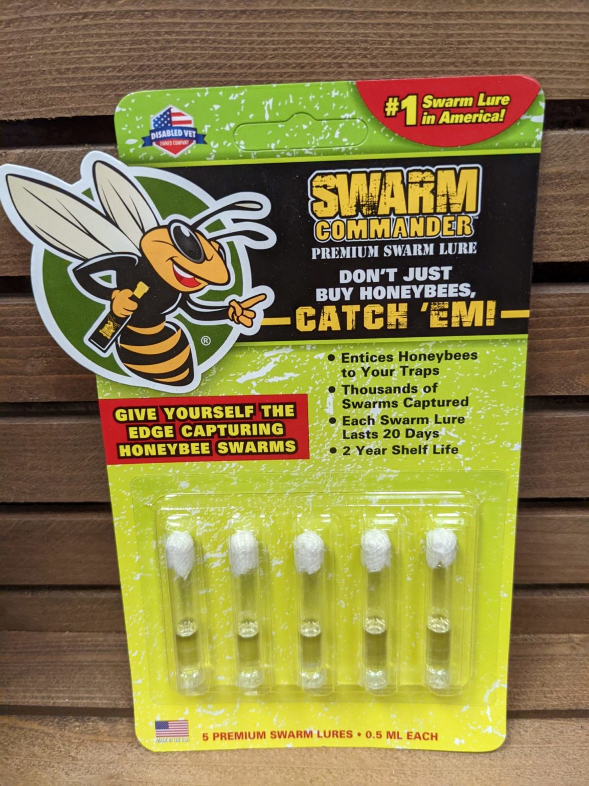 Swarm Commander C/5 Vials - Napoleon Bee Supply